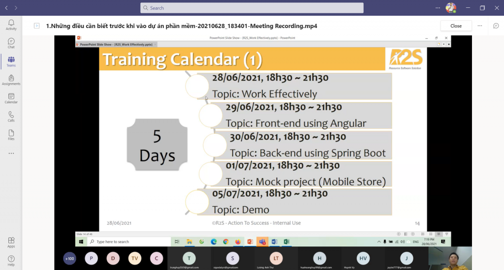 90 giờ học để trở thành Java Back end Developer - R2S Academy