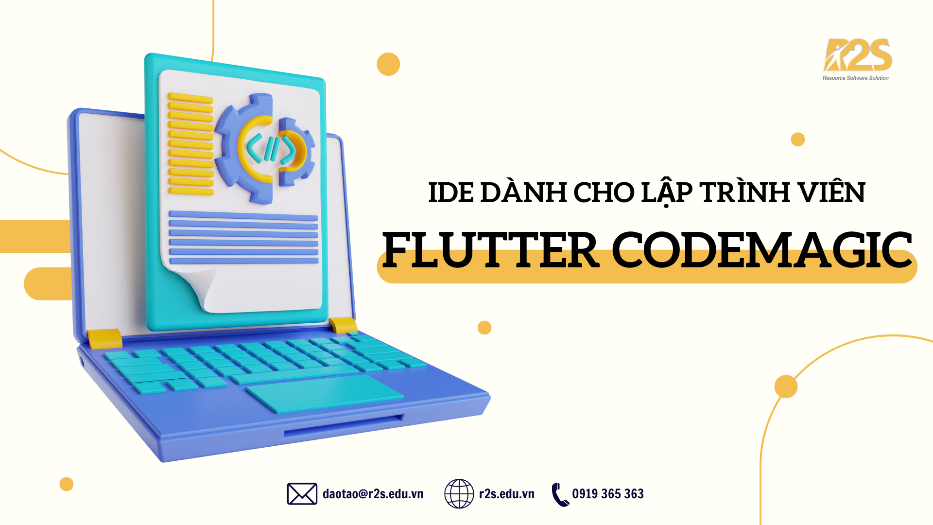 ide dành cho lập trình viên flutter - R2S Academy