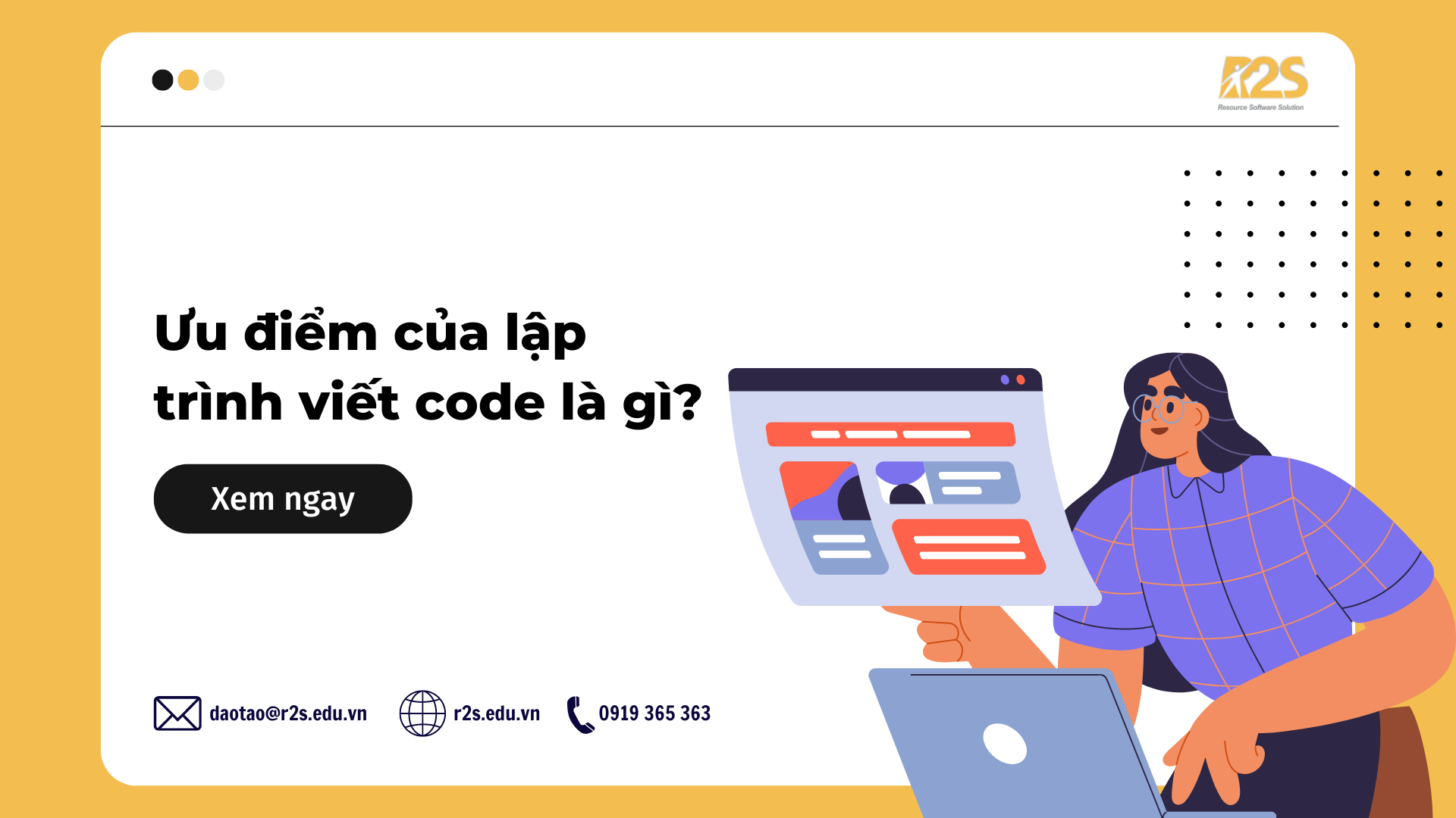 Viết code là gì? Cách học code cho người mới - R2S Academy