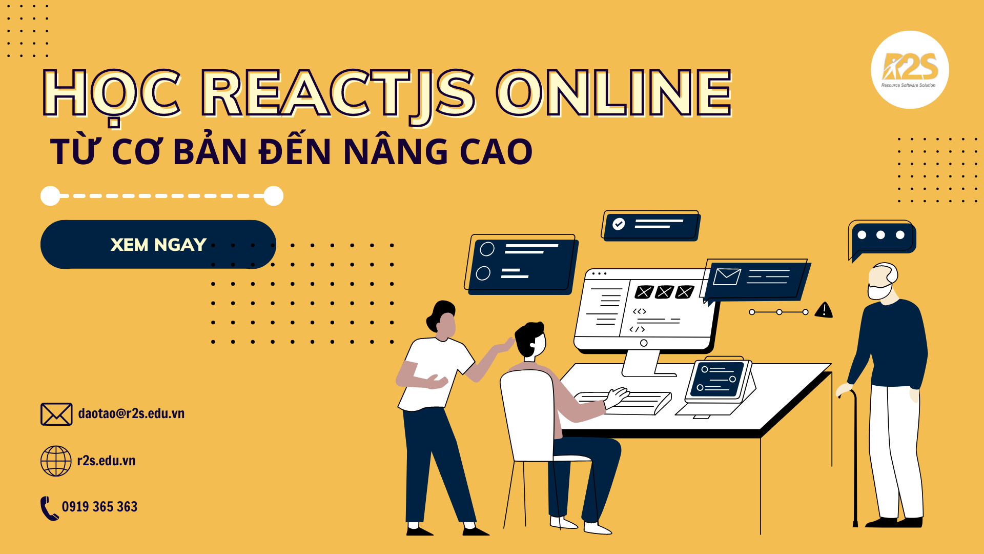 Học Reactjs Online Từ Cơ Bản đến Nâng Cao R2s Academy
