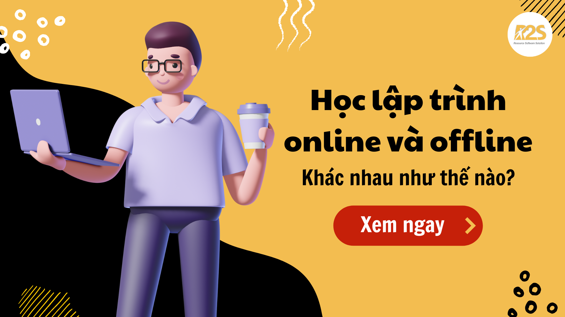 Lập trình online hay offline: Cách học nào tốt? - R2S Academy