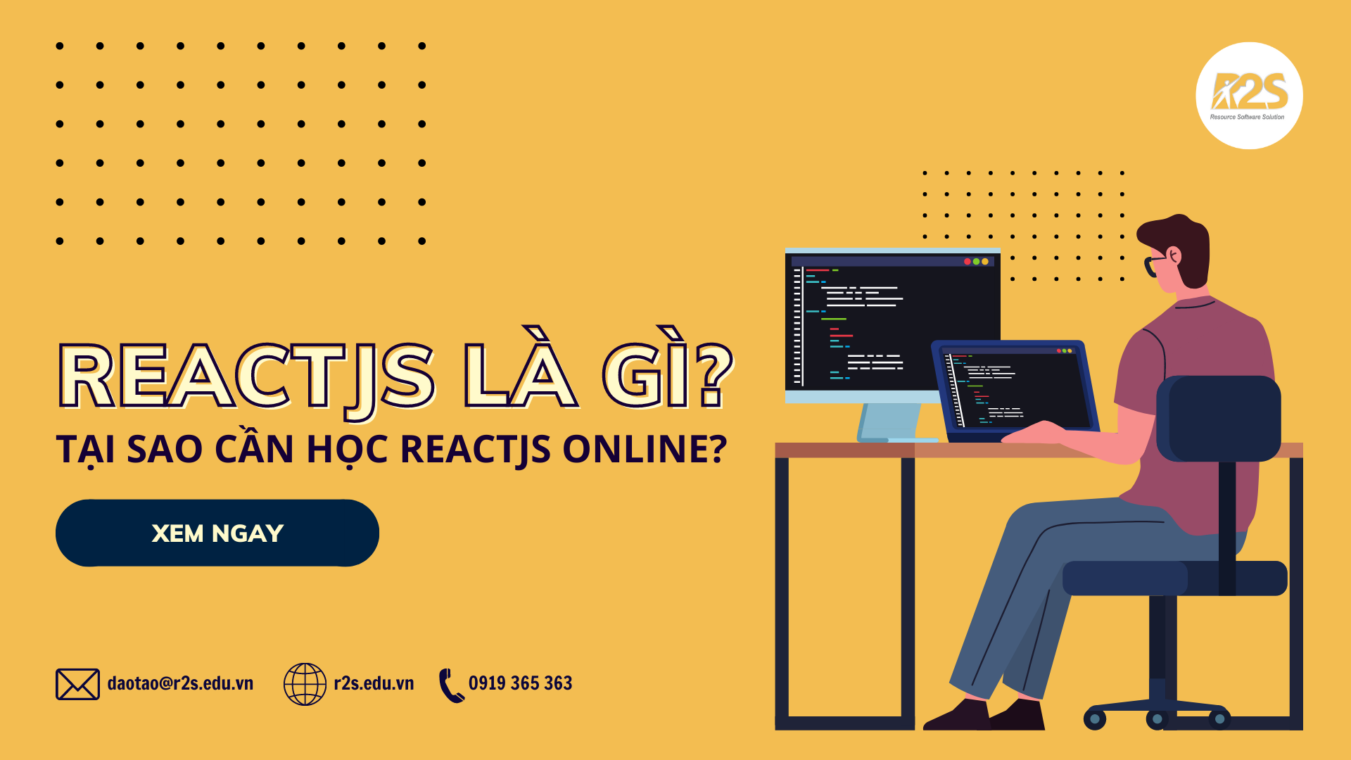 Học Reactjs online từ cơ bản đến nâng cao - R2S Academy
