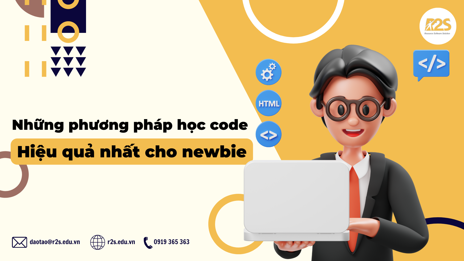 Phương pháp học code cho newbie - R2S Academy