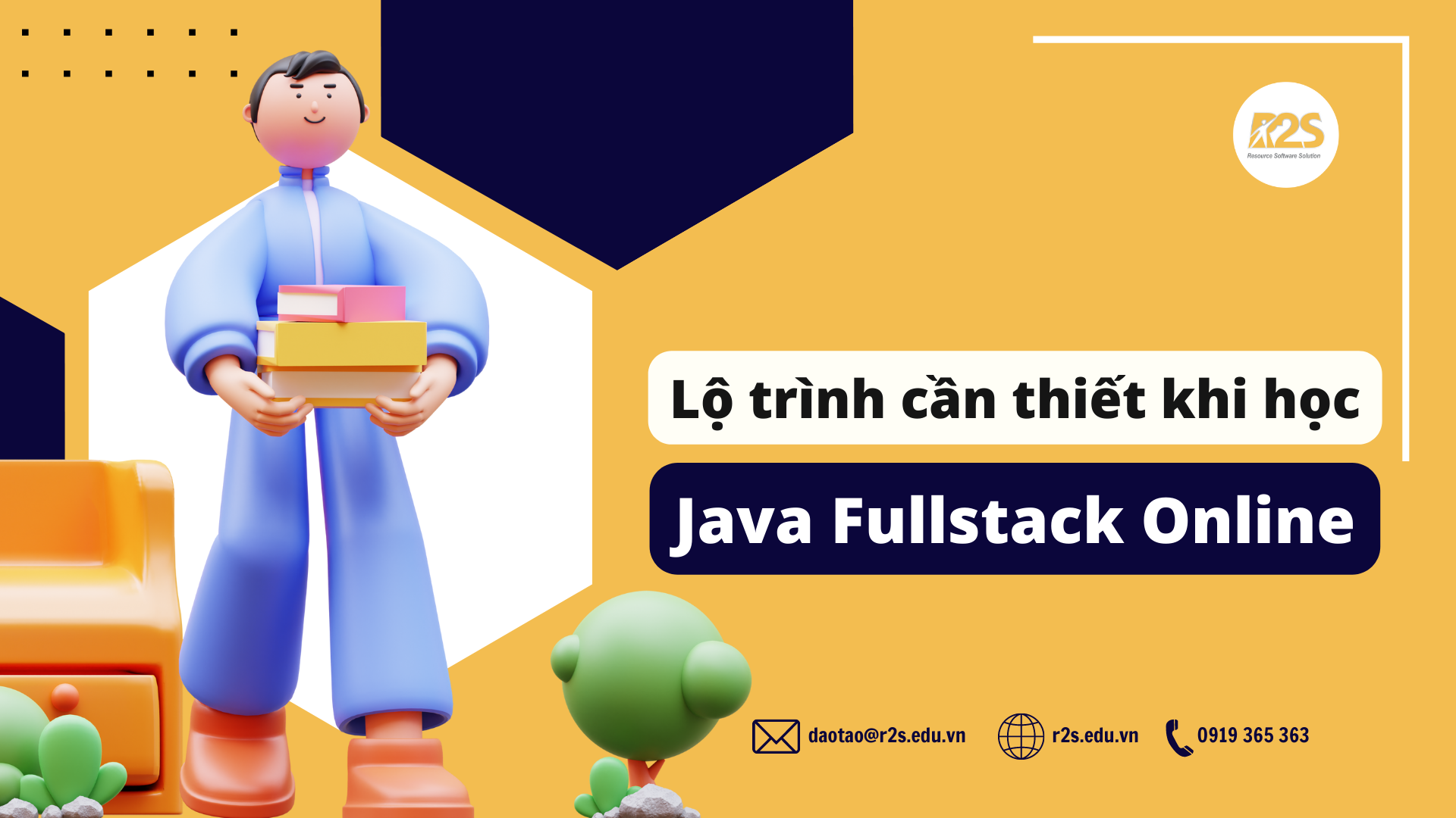 Học java fullstack online bắt đầu từ đâu? - R2S Academy
