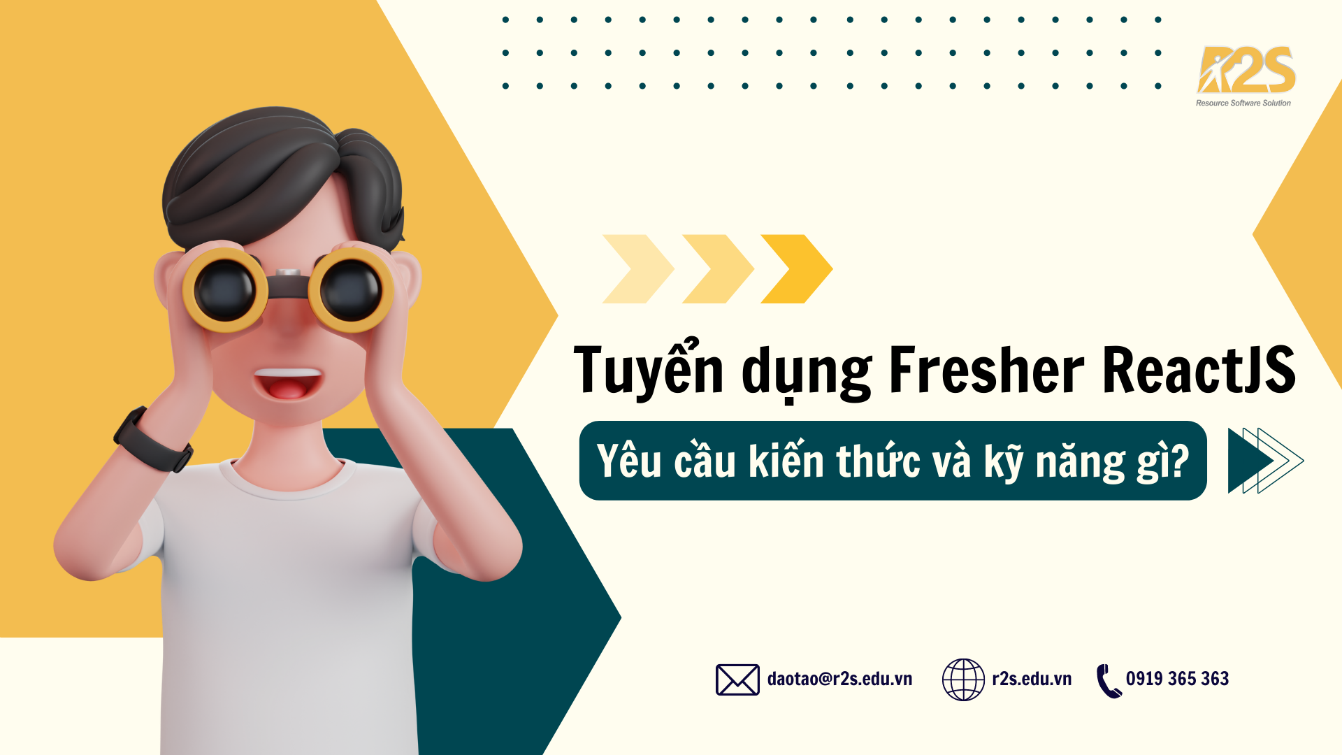 Tuyển Dụng Fresher Reactjs Yêu Cầu Về Reactjs R2s Academy 3266