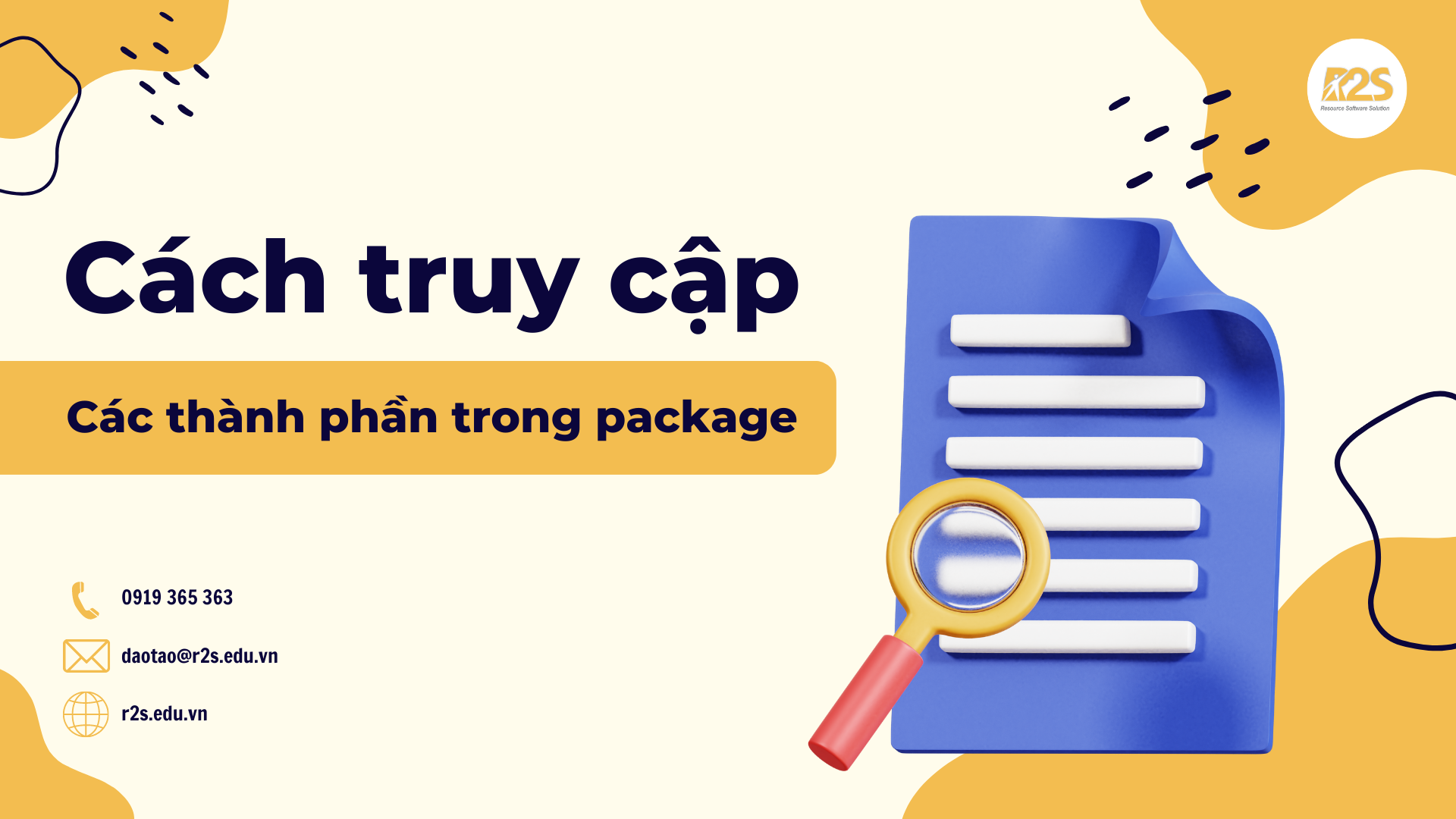 Package trong java là gì - Các thao tác cơ bản - R2S Academy