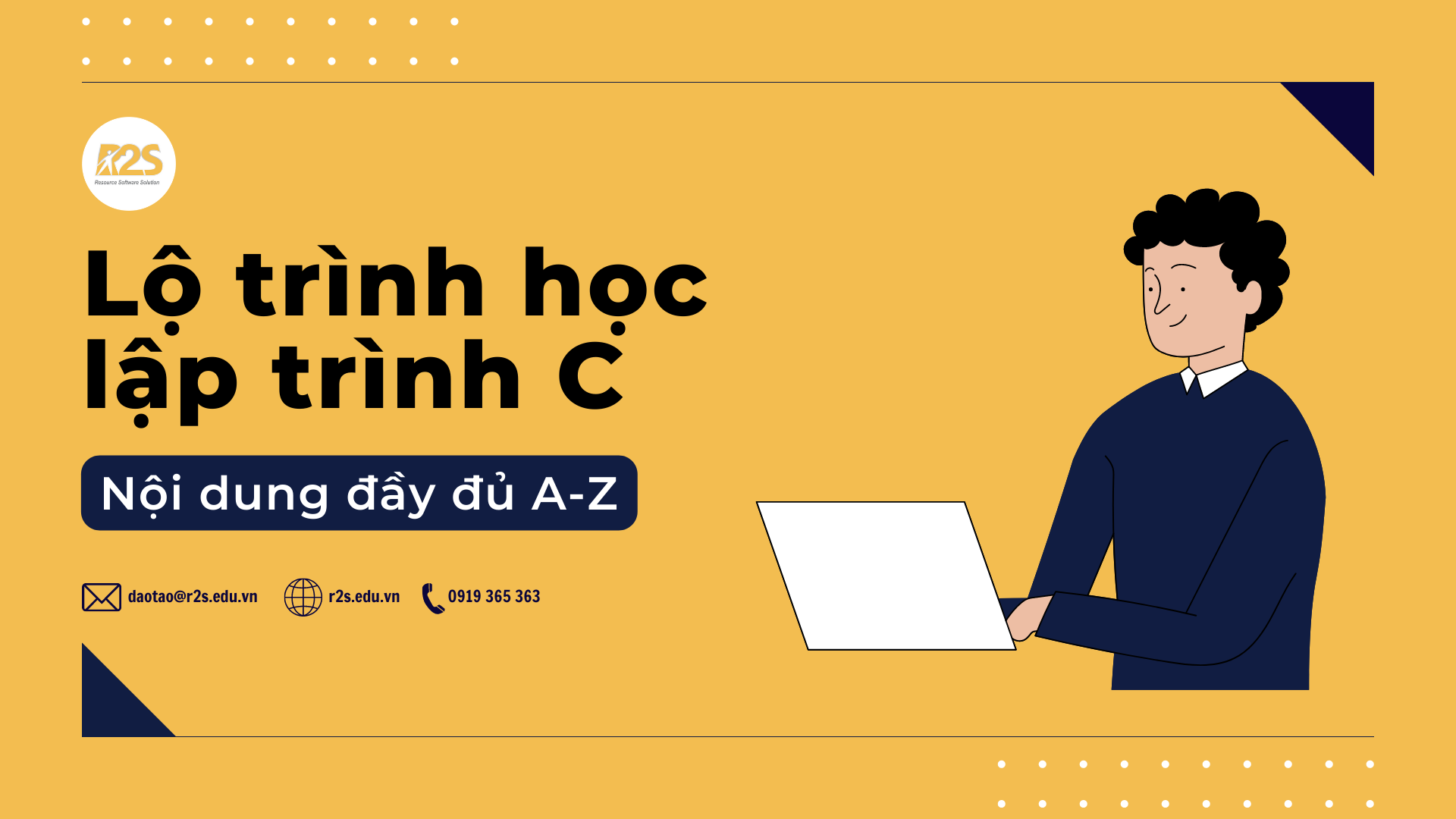 Lộ trình học lập trình C chi tiết cho người mới - R2S Academy