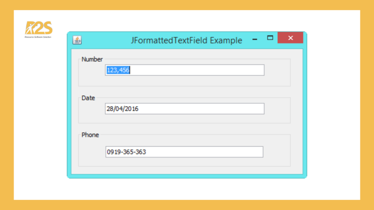 Thành phần cơ bản trong Swing - R2S Academy