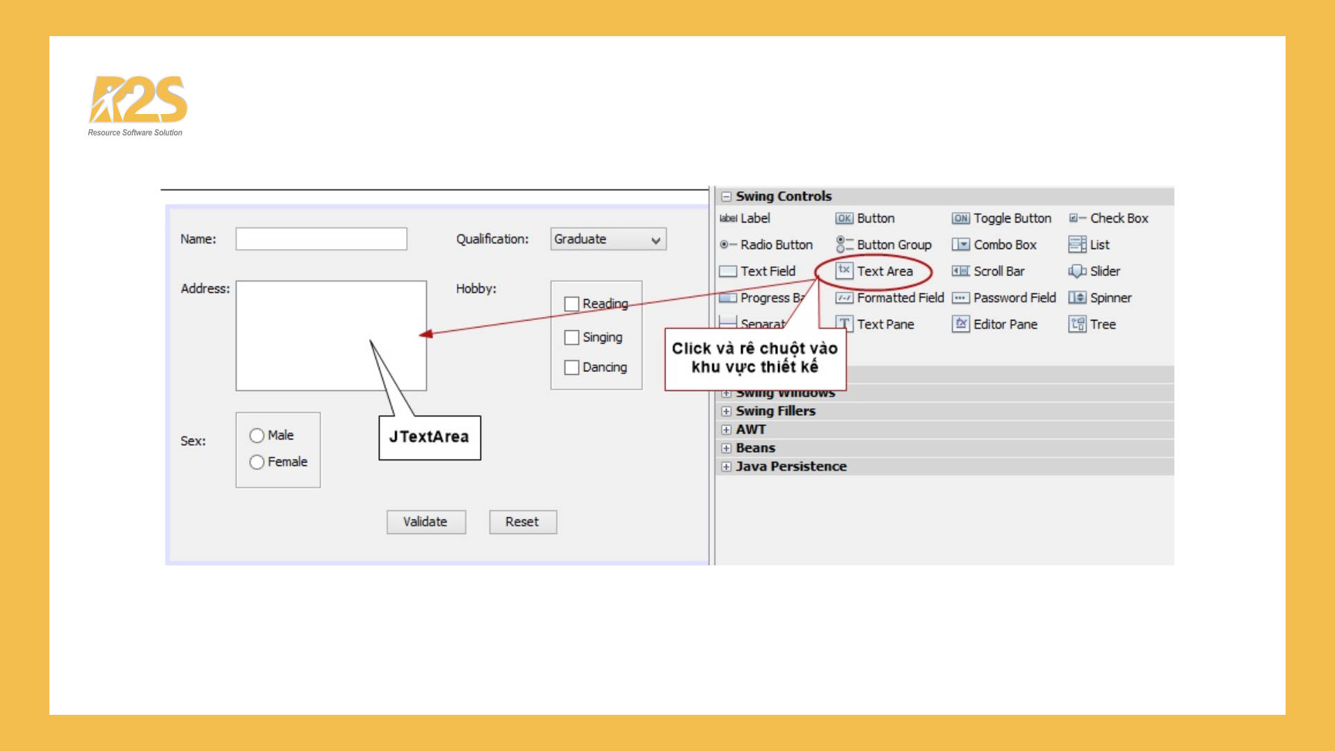 Giới thiệu về Swing - R2S Academy