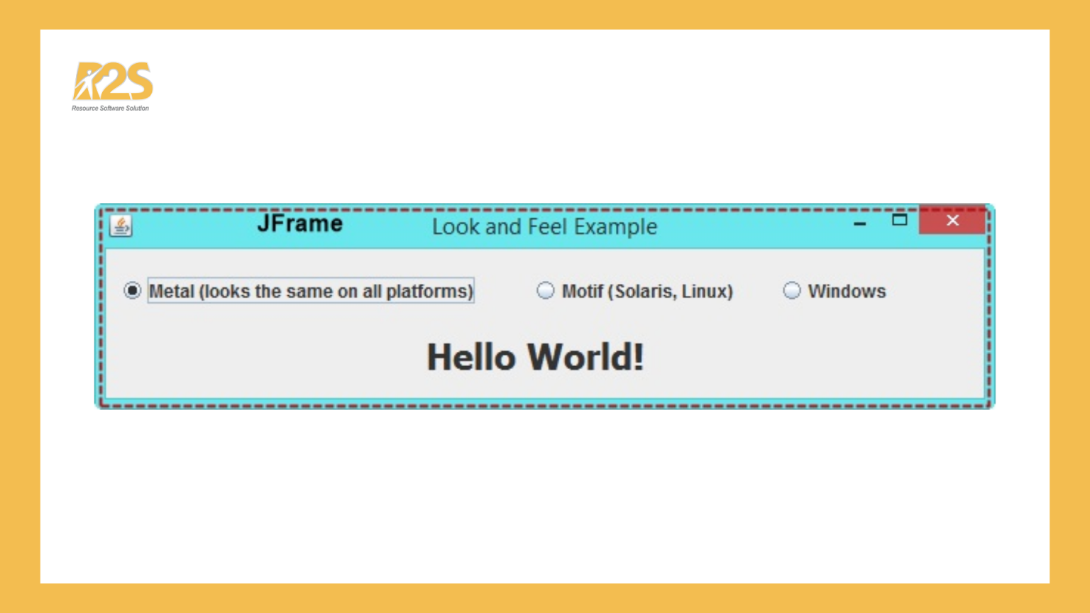 Giới thiệu về Swing - R2S Academy