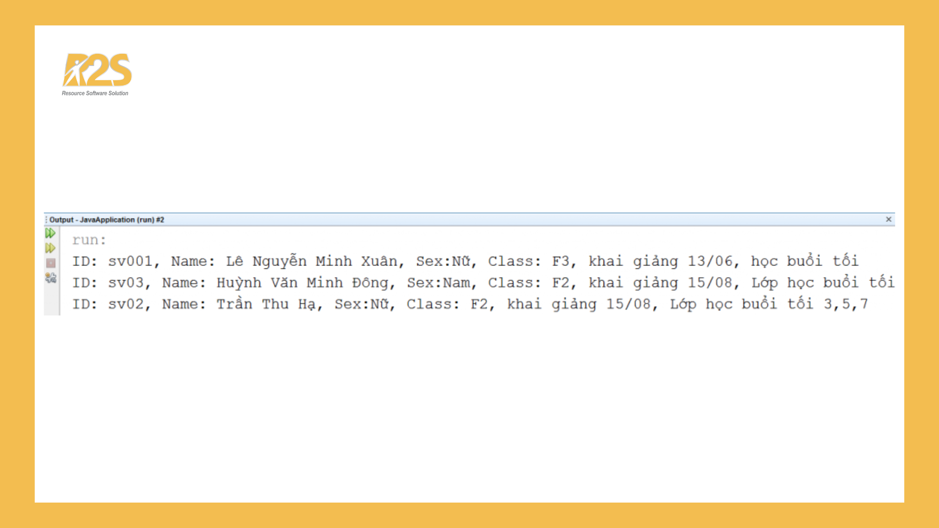 JDBCRowset trong Java - R2S Academy