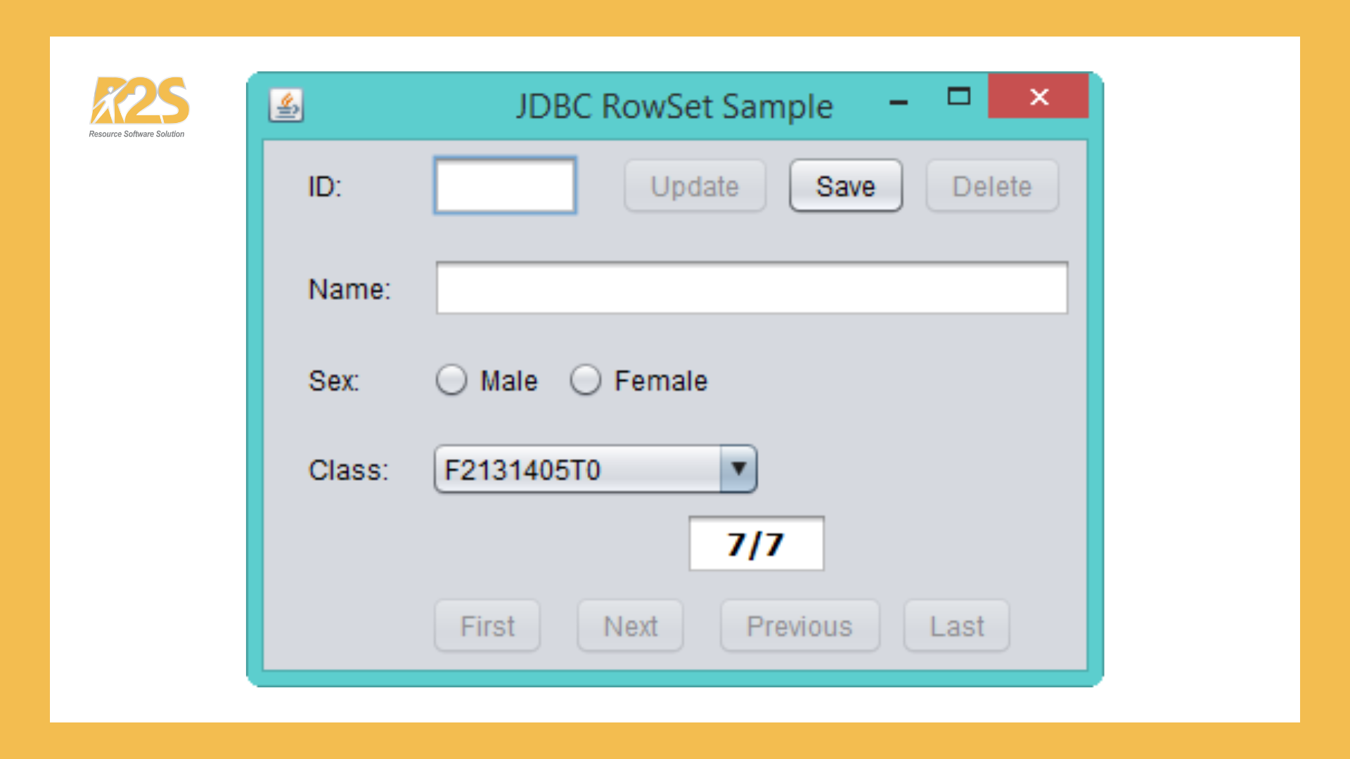 JDBCRowset trong Java - R2S Academy