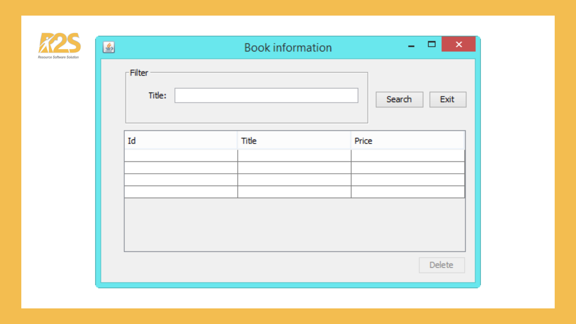 Lập trình Java Swing và JDBC - R2S Academy