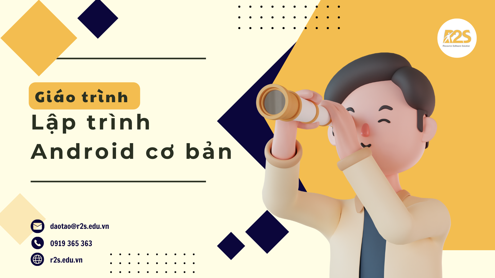 Lập trình Android cơ bản - Giáo trình chi tiết - R2S Academy