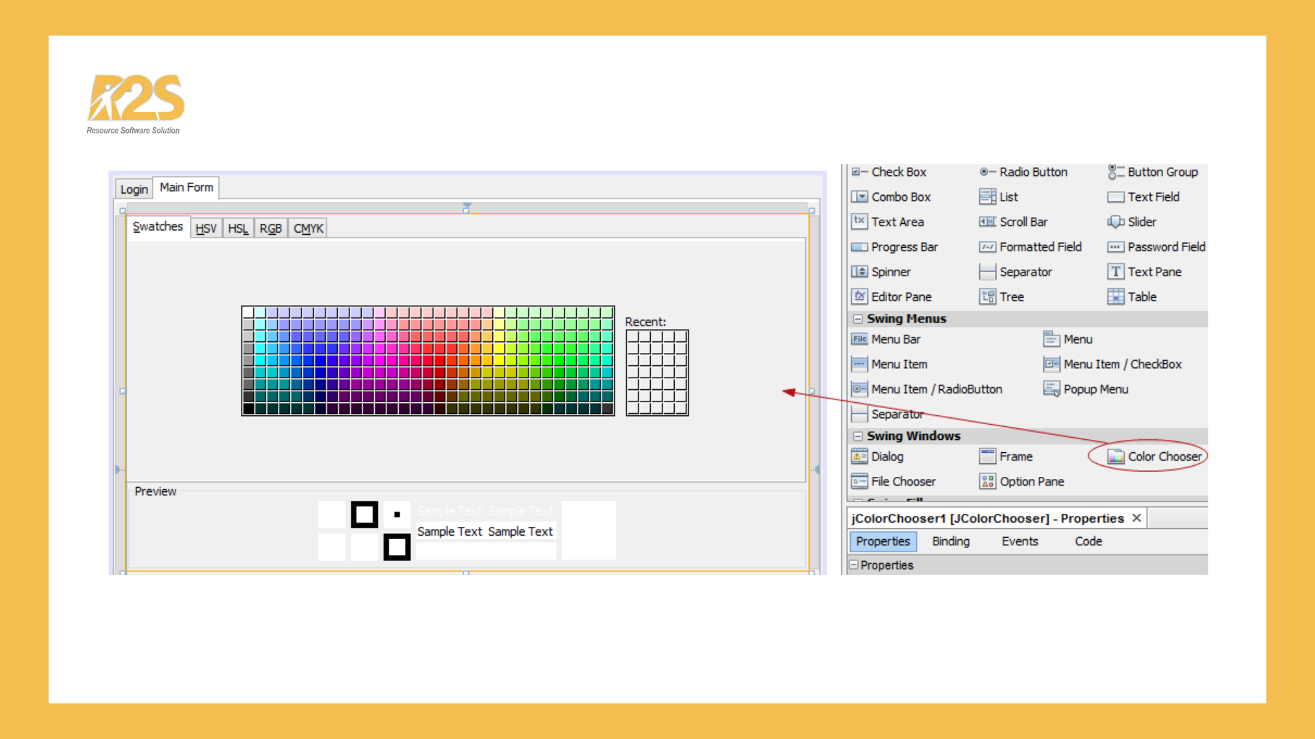 Các thành phần swing nâng cao - R2S Academy