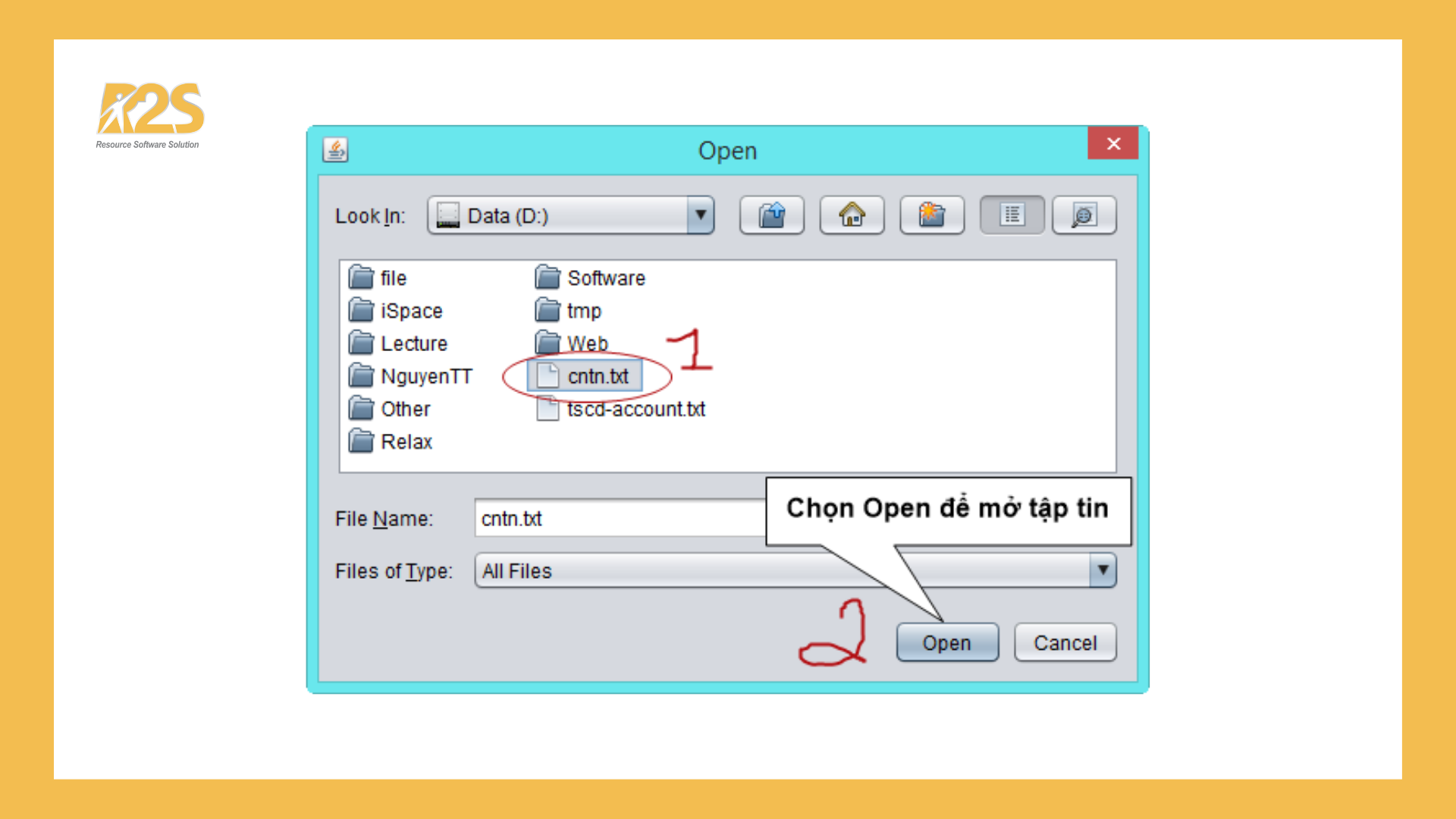 Menu trong Java Swing - R2S Academy