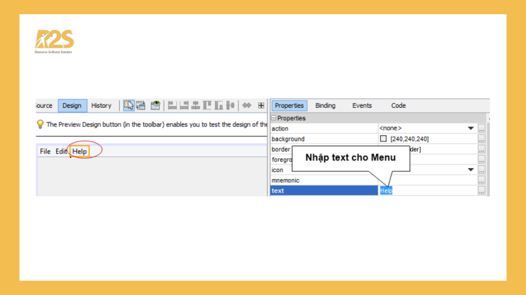 Menu trong Java Swing - R2S Academy