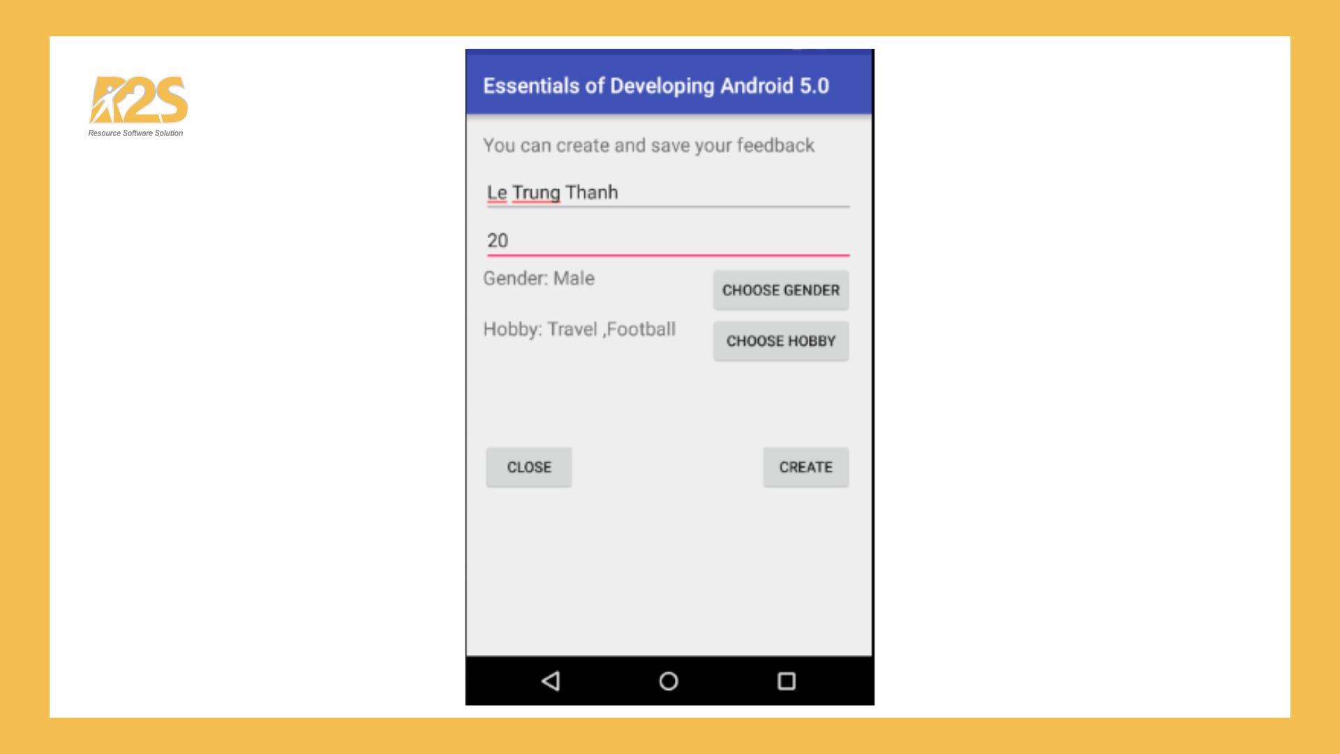 Dialog trong Android - R2S Academy