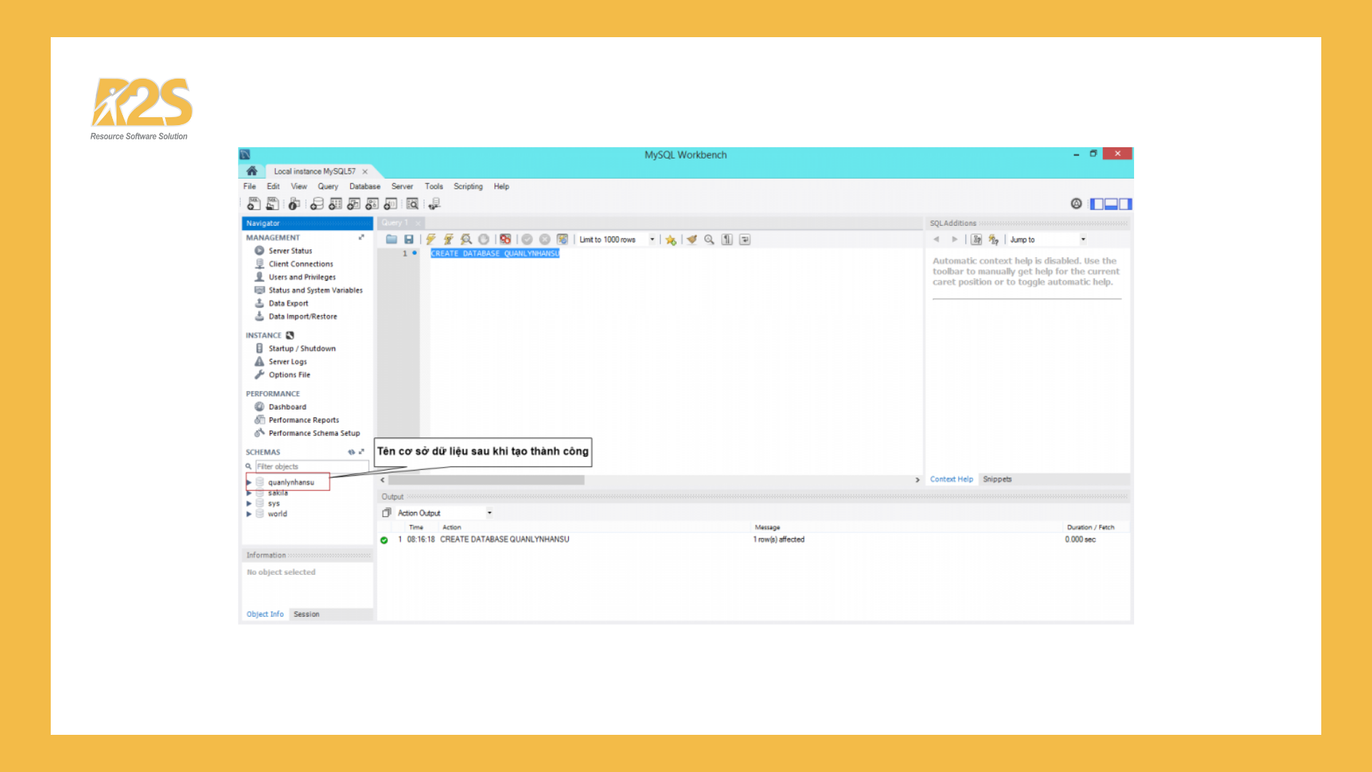 Cơ sở dữ liệu trong MySQL - R2S Academy