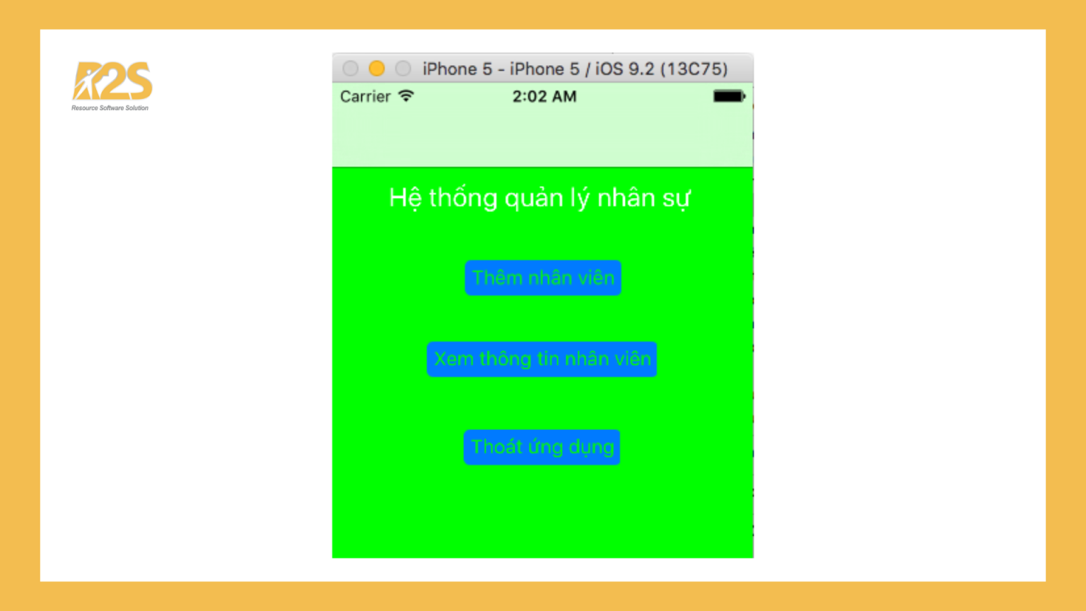 SQLite trong iOS - R2S Academy