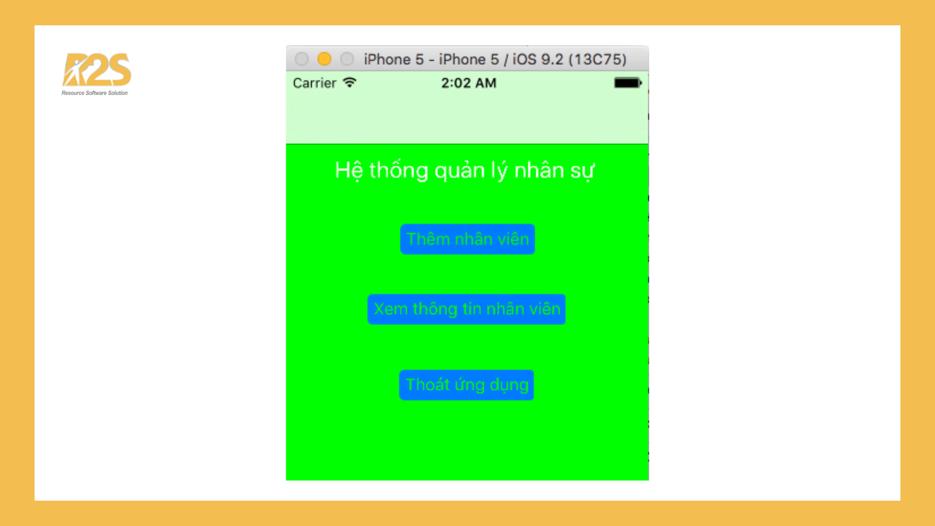 SQLite trong iOS - R2S Academy