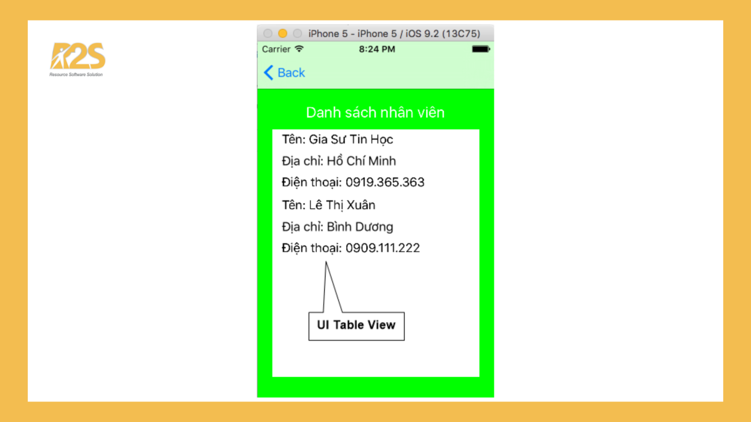 SQLite trong iOS - R2S Academy