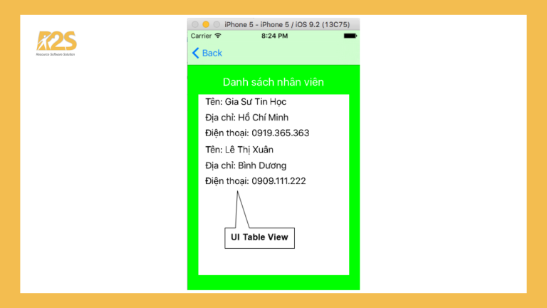 SQLite trong iOS - R2S Academy