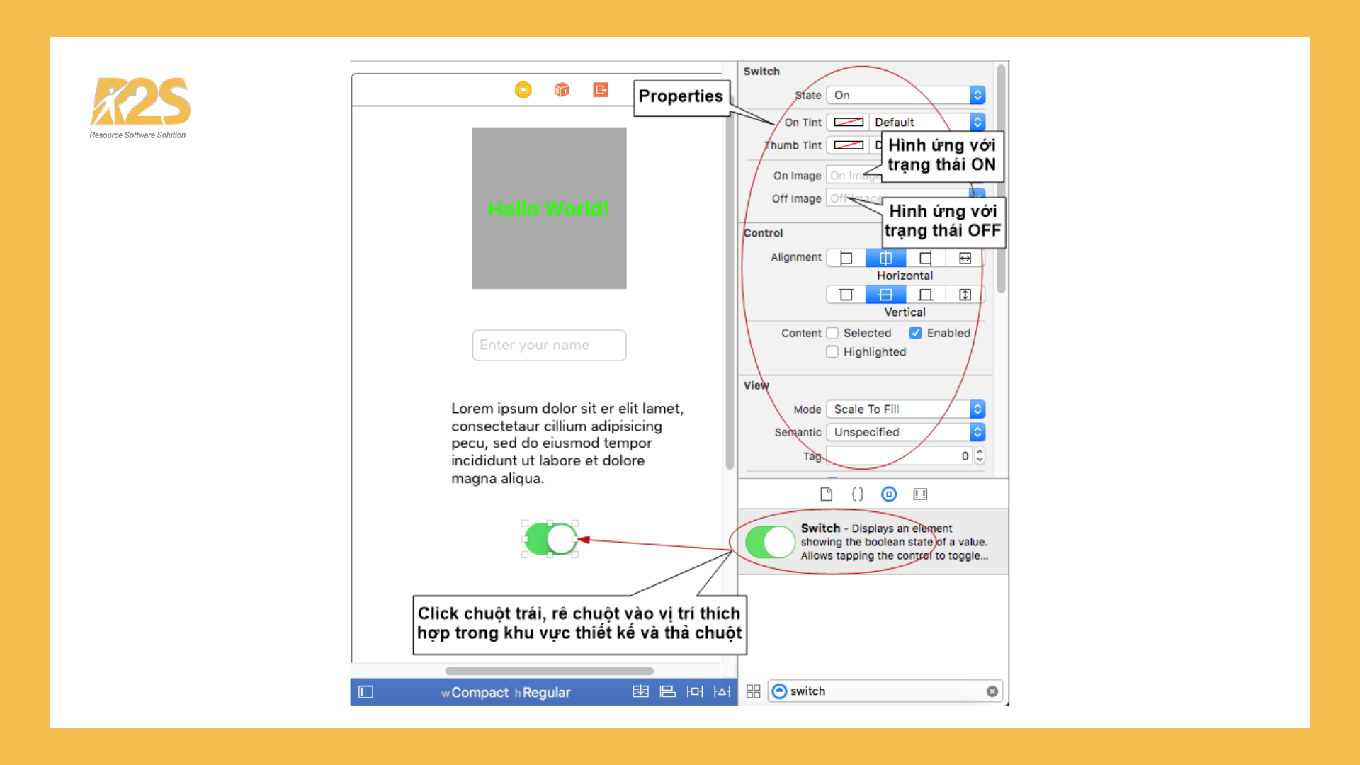 Thiết kế giao diện trong iOS - R2S Academy