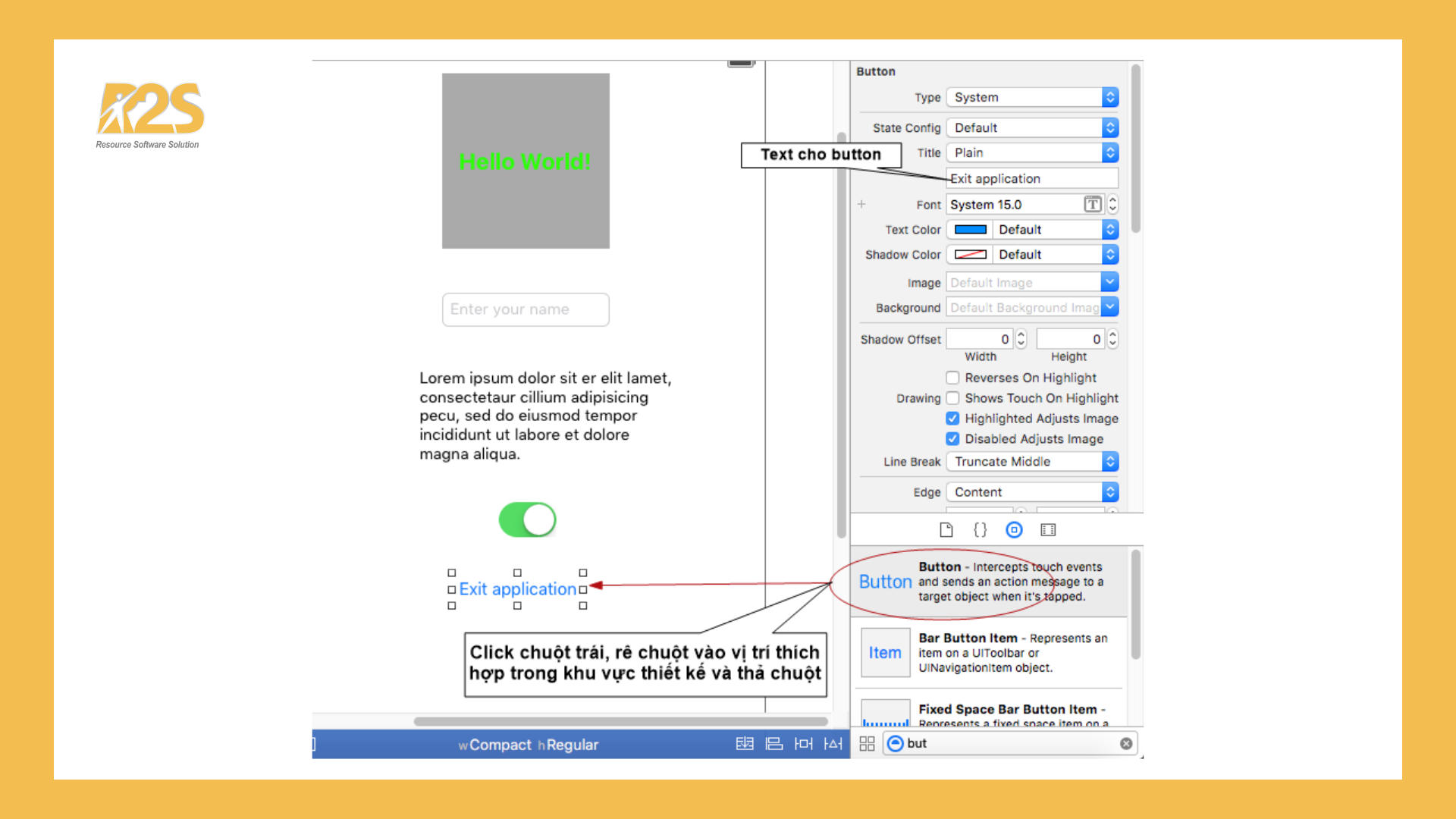Thiết kế giao diện trong iOS - R2S Academy