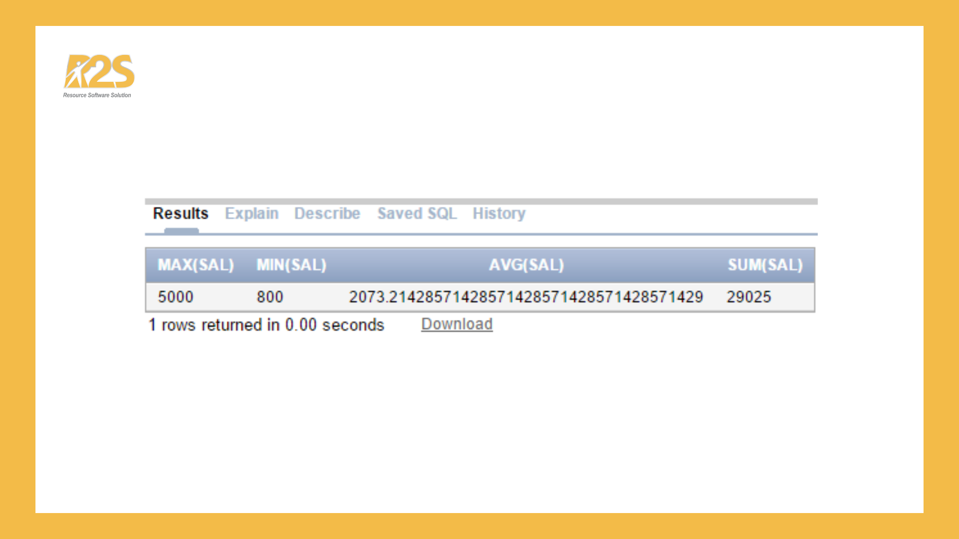Truy vấn dữ liệu trong sql - R2S Academy