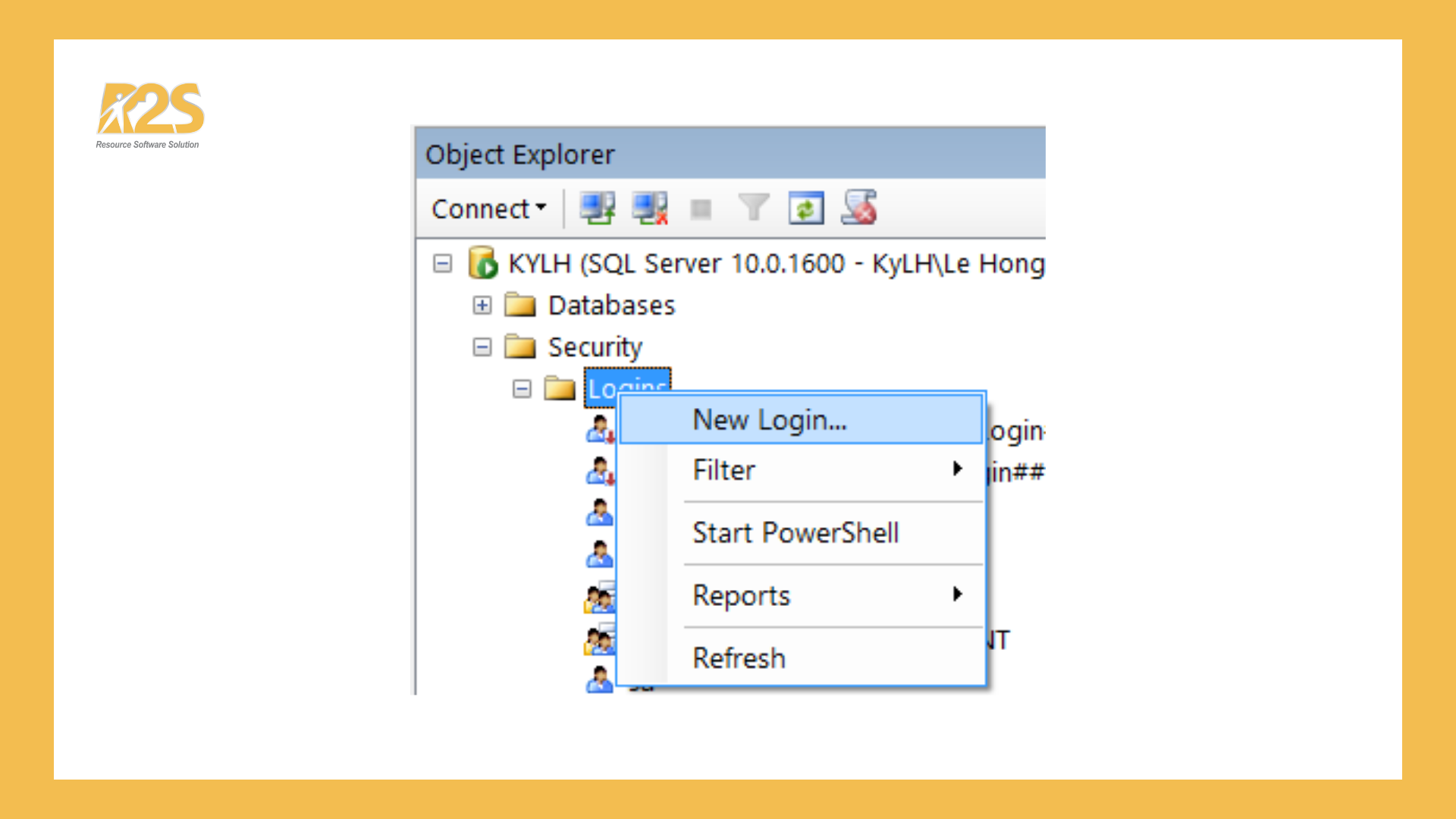 Bảo mật cơ sở dữ liệu SQL Server - R2S Academy