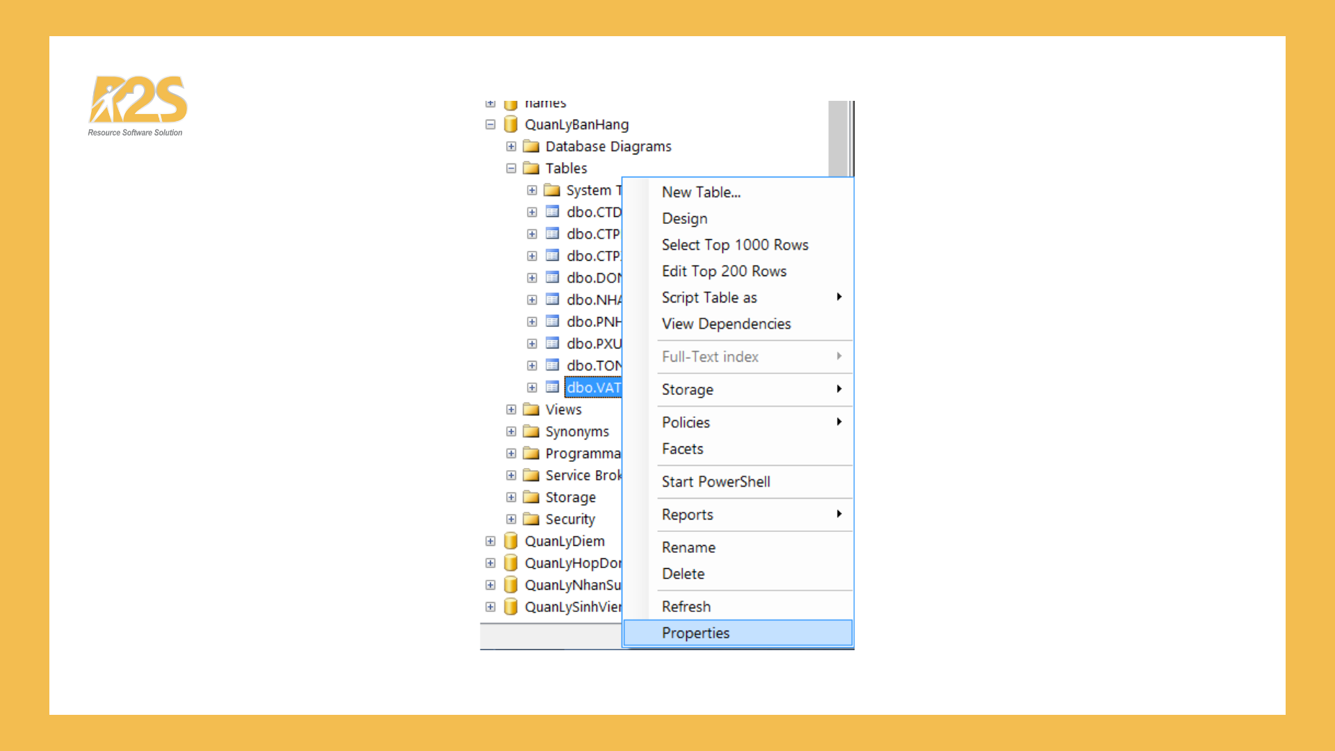 Bảo mật cơ sở dữ liệu SQL Server - R2S Academy