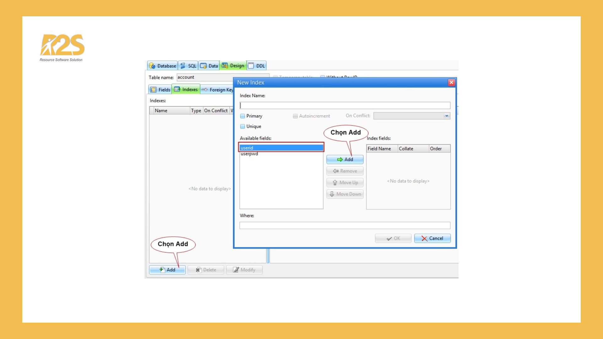 Cài đặt cơ sở dữ liệu với SQLite - R2S Academy