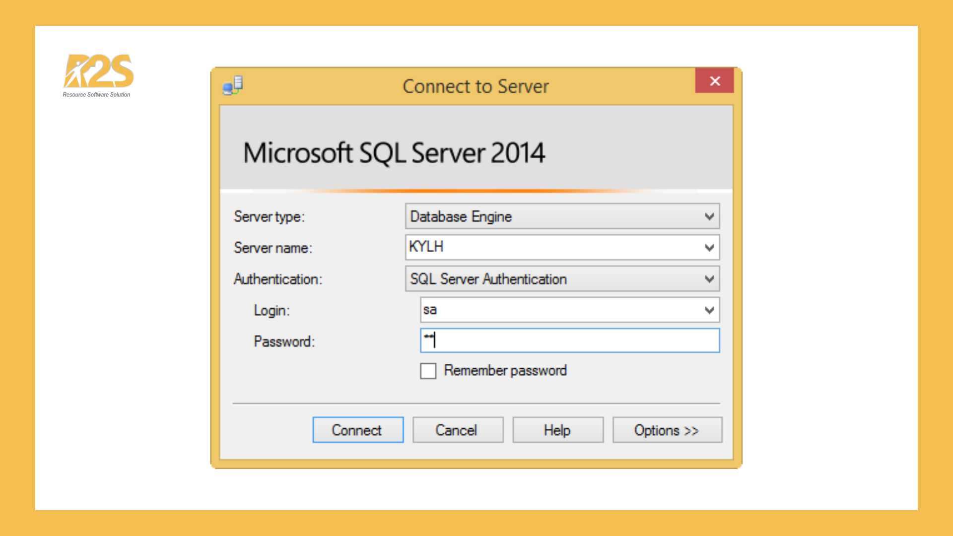 Cài đặt SQL Server 2014 - R2S Academy