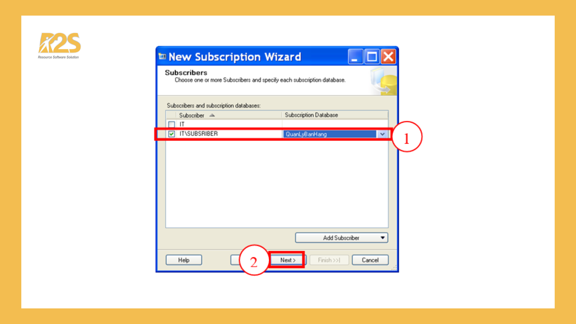 Nhân bản và đồng bộ dữ liệu với SQL Server - R2S Academy