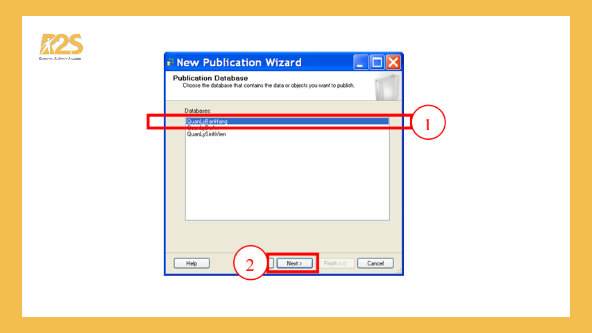 Nhân bản và đồng bộ dữ liệu với SQL Server - R2S Academy