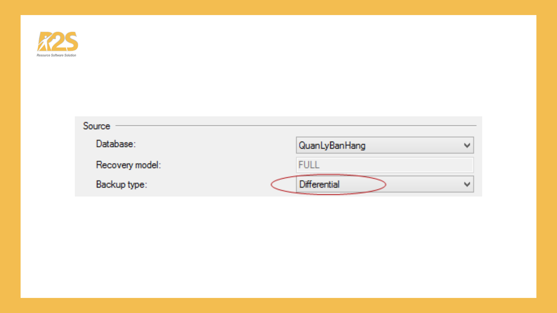 Sao lưu và phục hồi dữ liệu trong SQL Server - R2S Academy