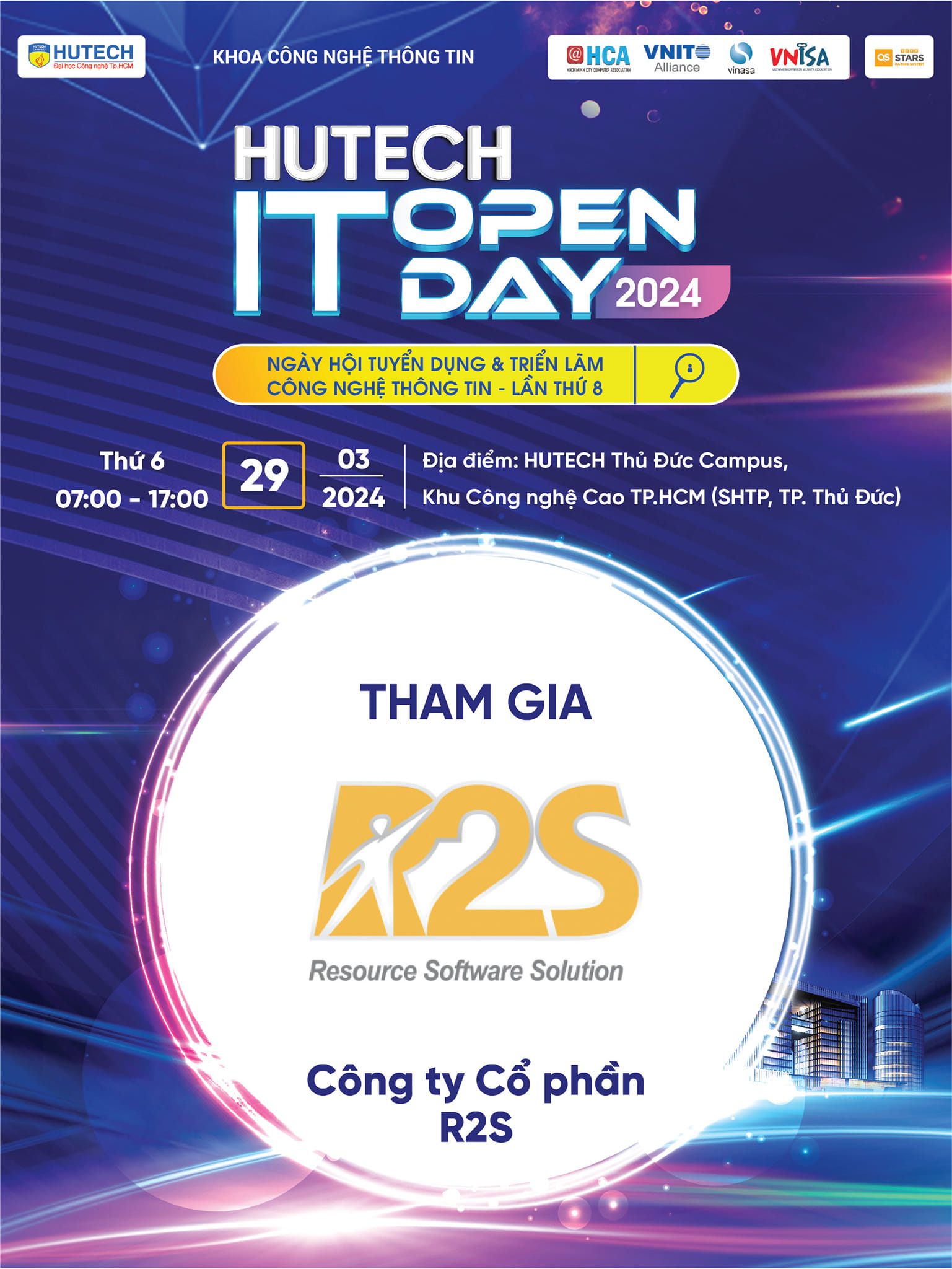 [THỰC TẬP/VIỆC LÀM TẠI HUTECH IT OPEN DAY 2024 - R2S] - R2S Academy